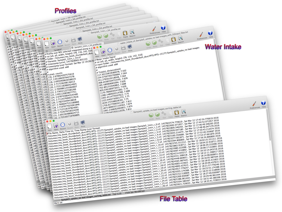 Water intake Profile Calculator « Neutron Imaging