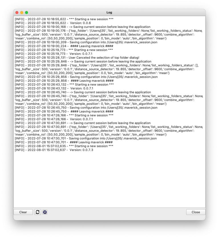 maverick – GUI « Neutron Imaging