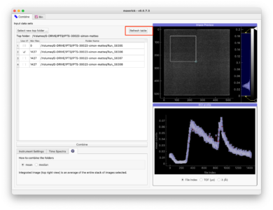 maverick – GUI « Neutron Imaging